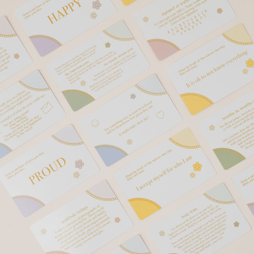 Kids Wellbeing Bundle | Mind Cards, Emotions Chart & Worry Notes – LSW ...